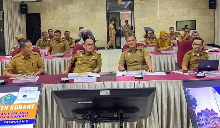 Paparkan Evaluasi Kinerja, Harmin Ramba Dapat Pujian Kemendagri