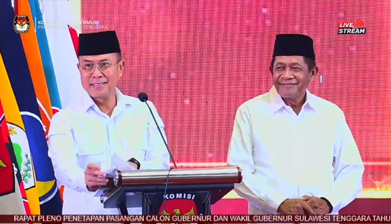 ASR - Hugua Resmi Ditetapkan sebagai Gubernur dan Wakil Gubernur Sultra