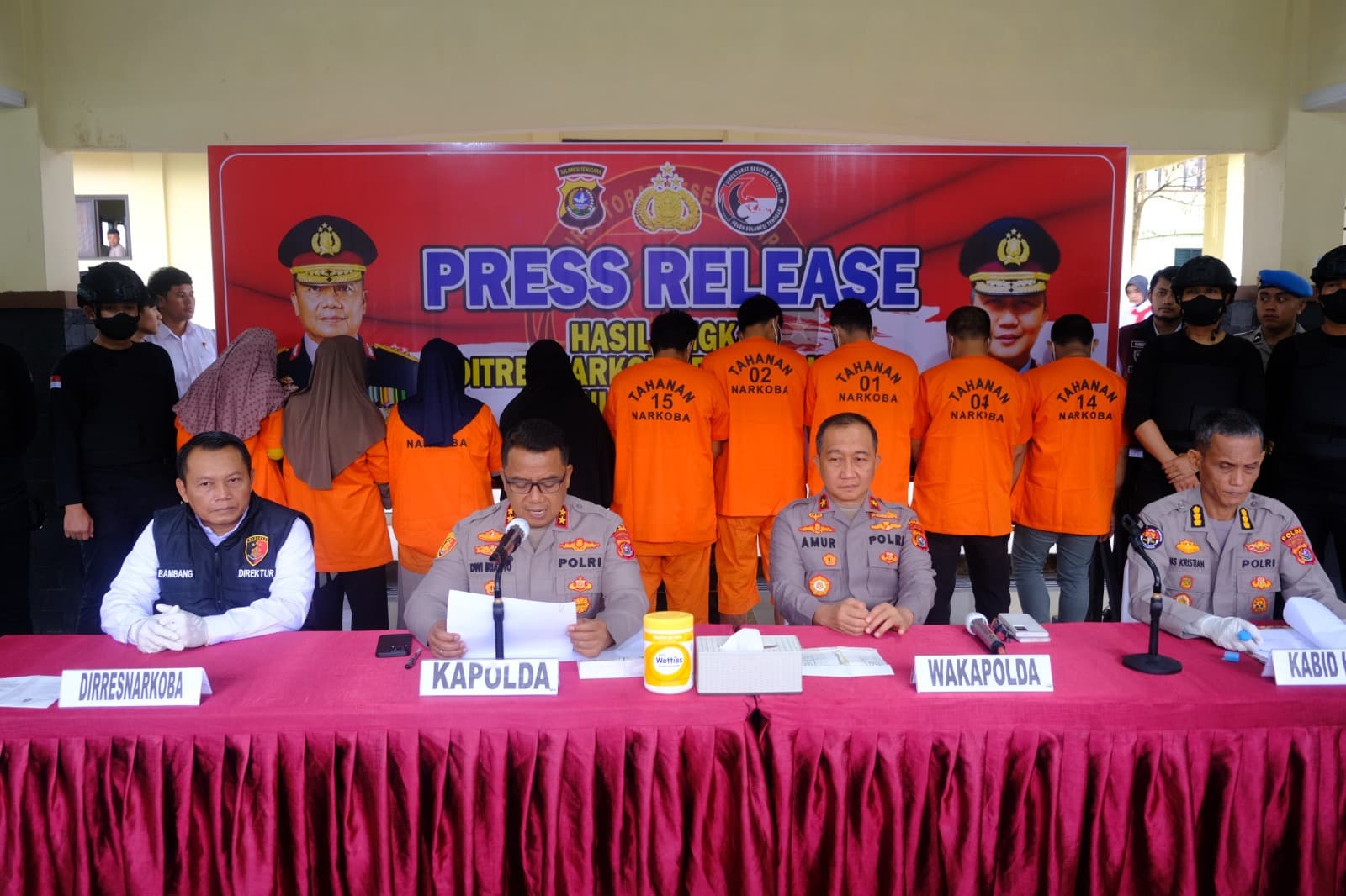 Polda Sultra Ungkap Dua Jaringan Narkoba Besar Lintas Provinsi dan Internasional