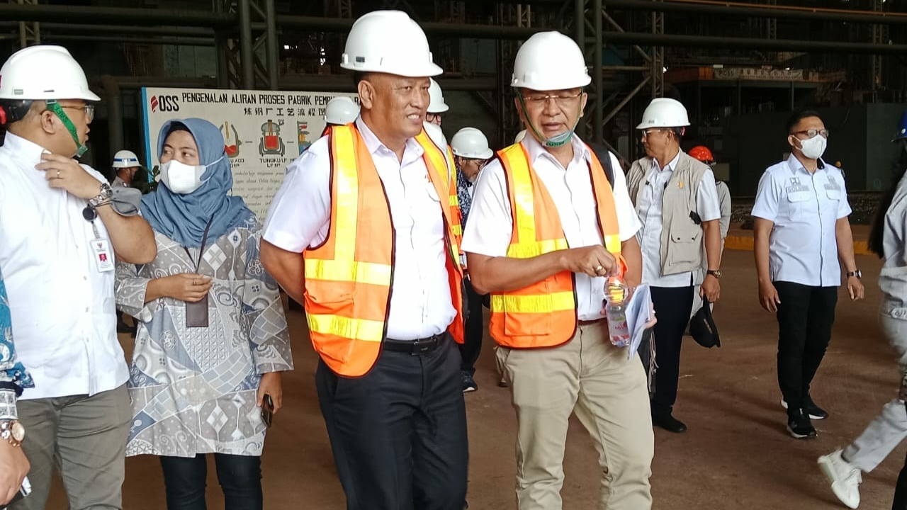 Deputi Sarpras Kementerian PPN Kunker di Dua Perusahaan Pabrik Smelter ...
