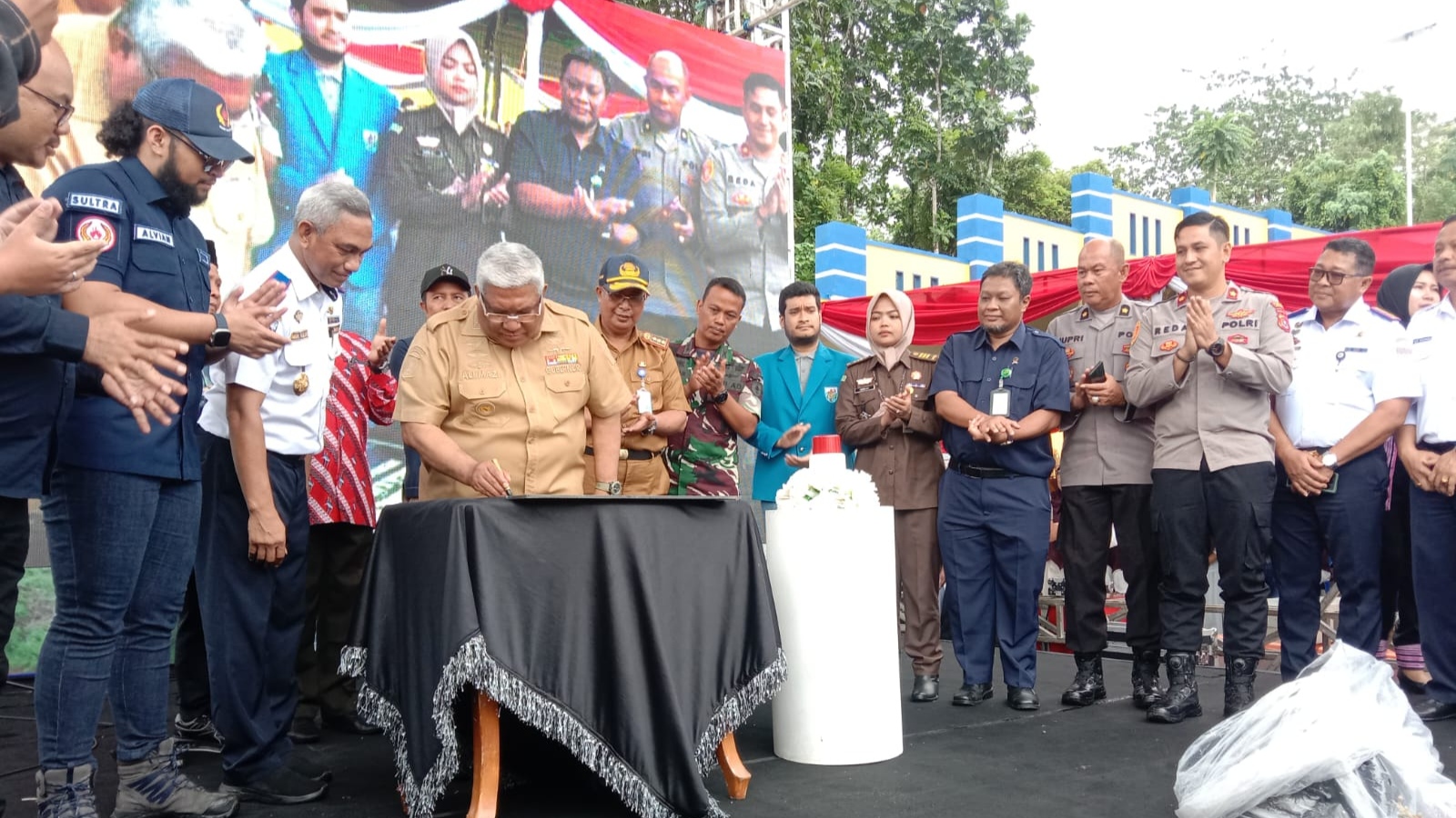 Gubernur Resmikan Terminal Wasaga, Rajulan: Ikon Simpul Transportasi Buton