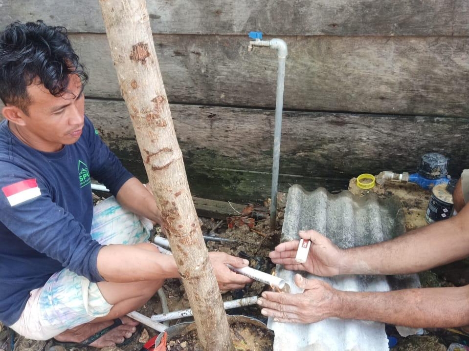 UPTD Spam Dinas PUPR Konkep, Kembali Tertibkan Iuran Penggunaan Air Minum