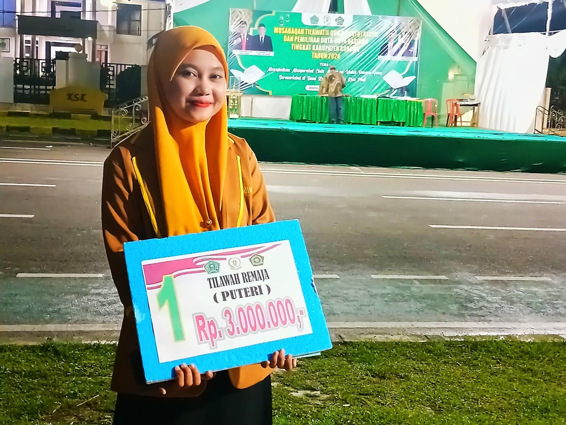 Sosok Mahasiswi Muna Barat Raih Juara Satu Lomba Tilawah Pada Ajang MTQ Ke-37 Tingkat Kabupaten ...