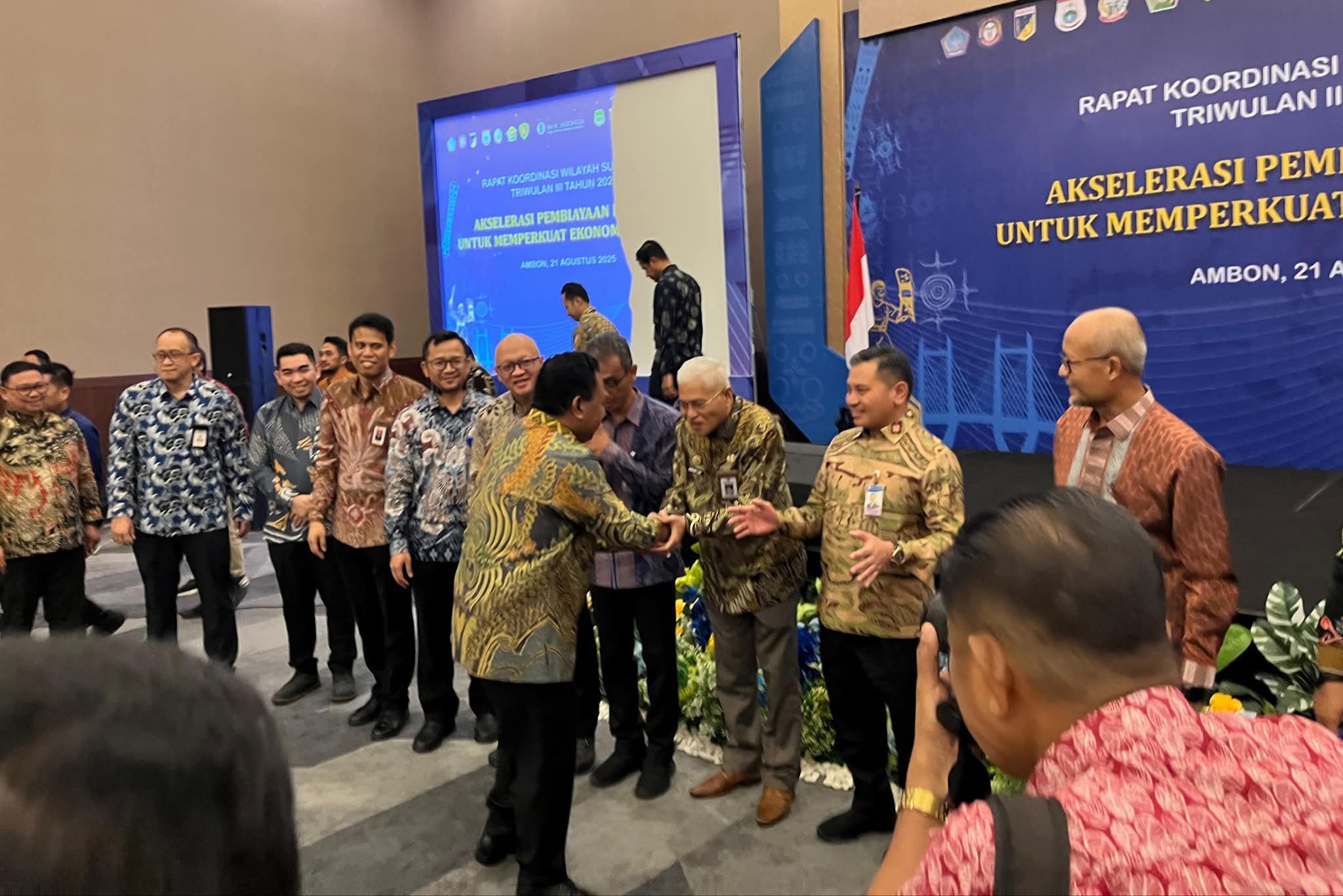 Sekda Sultra Ikut Rakorwil Sulampua Triwulan III 2025 di Maluku