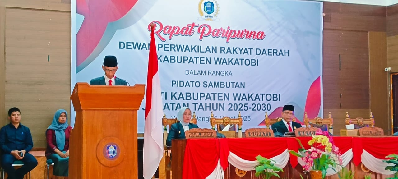 Dihadapan DPRD Haliana Beberkan Visi Misi Wakatobi 2025-2030